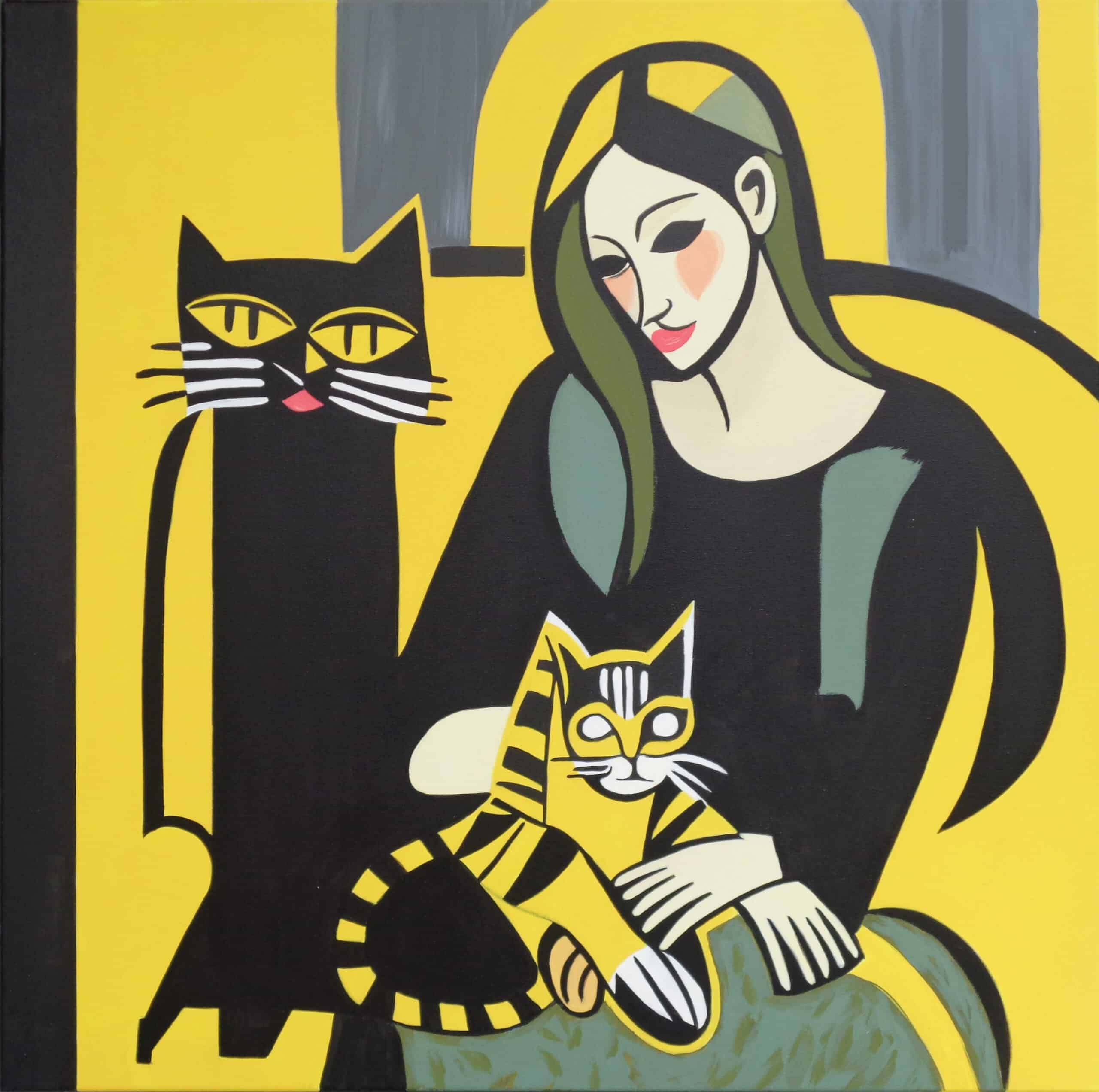The Cats - Elena Popa Paintings